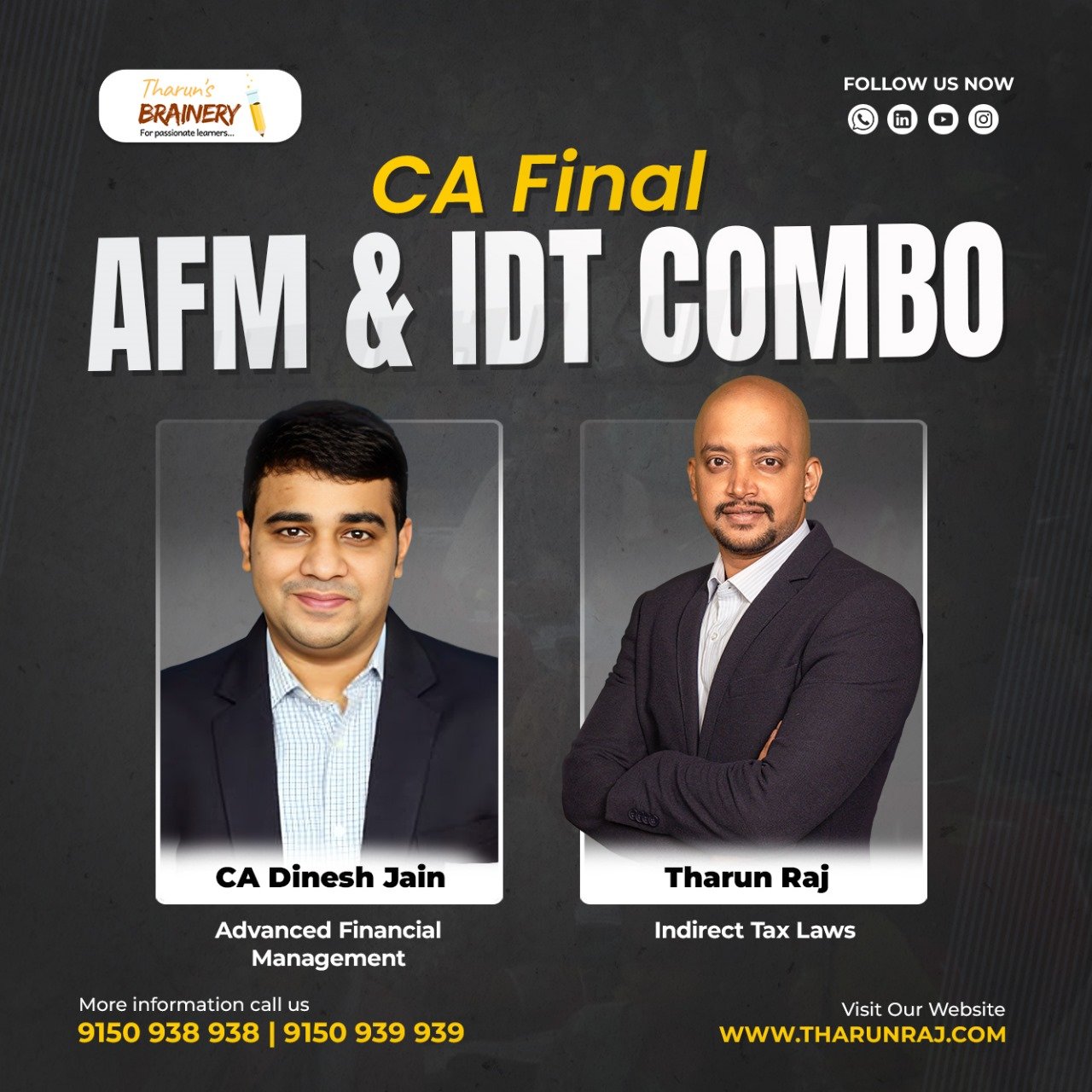 CA Final – AFM & IDT Combo – Tharun's Brainery – CA, CMA and CS CA Final – AFM & IDT Combo – Tharun's Brainery – CA, CMA and CS